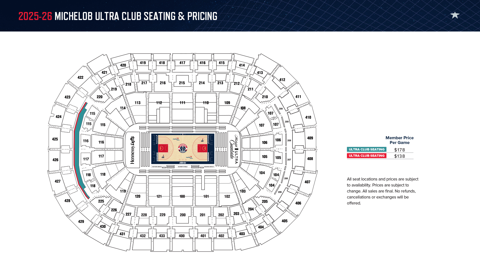 Washington Wizards 2025-26 Season Ticket Memberships