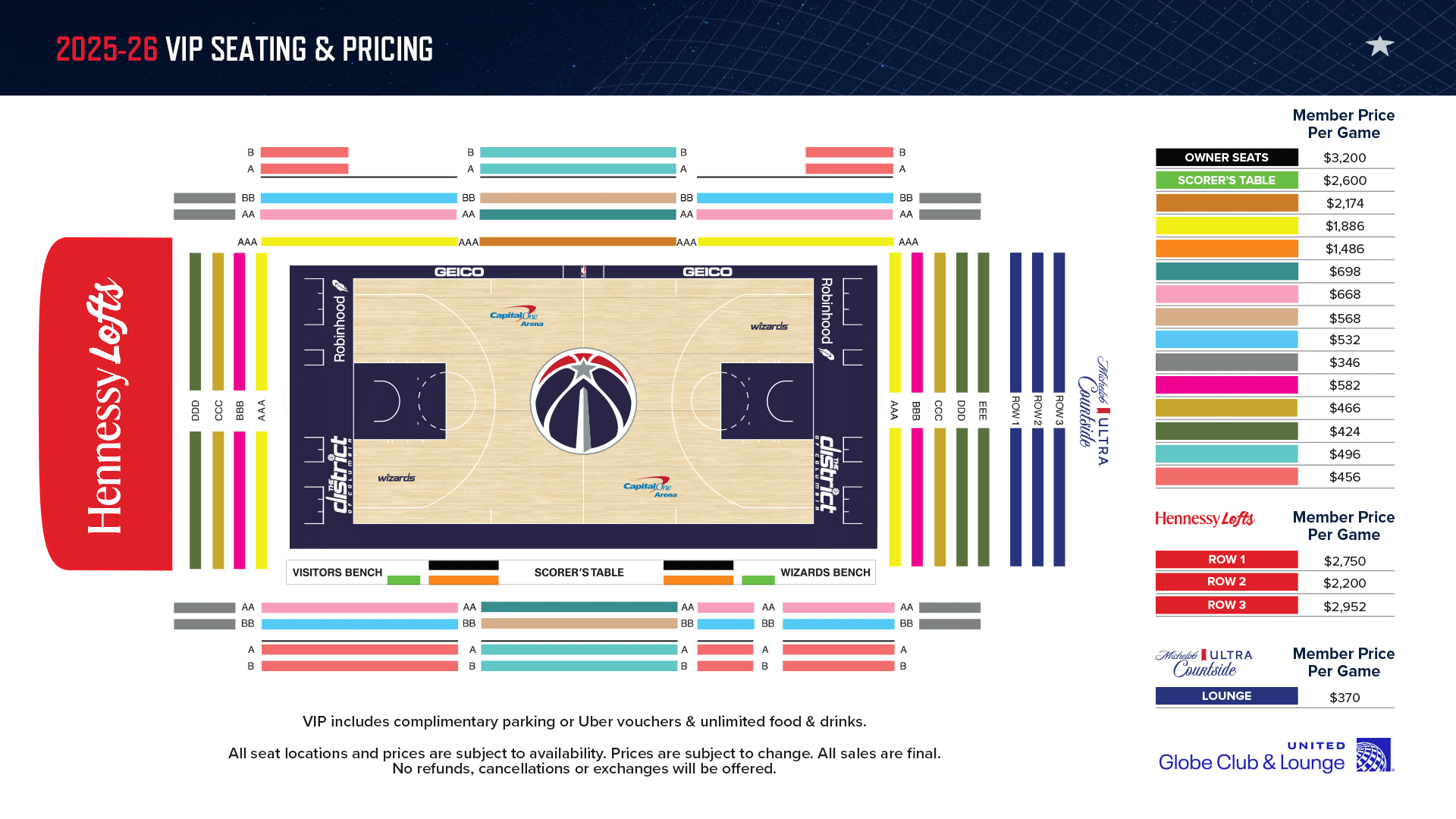 Washington Wizards 2025-26 Season Ticket Memberships