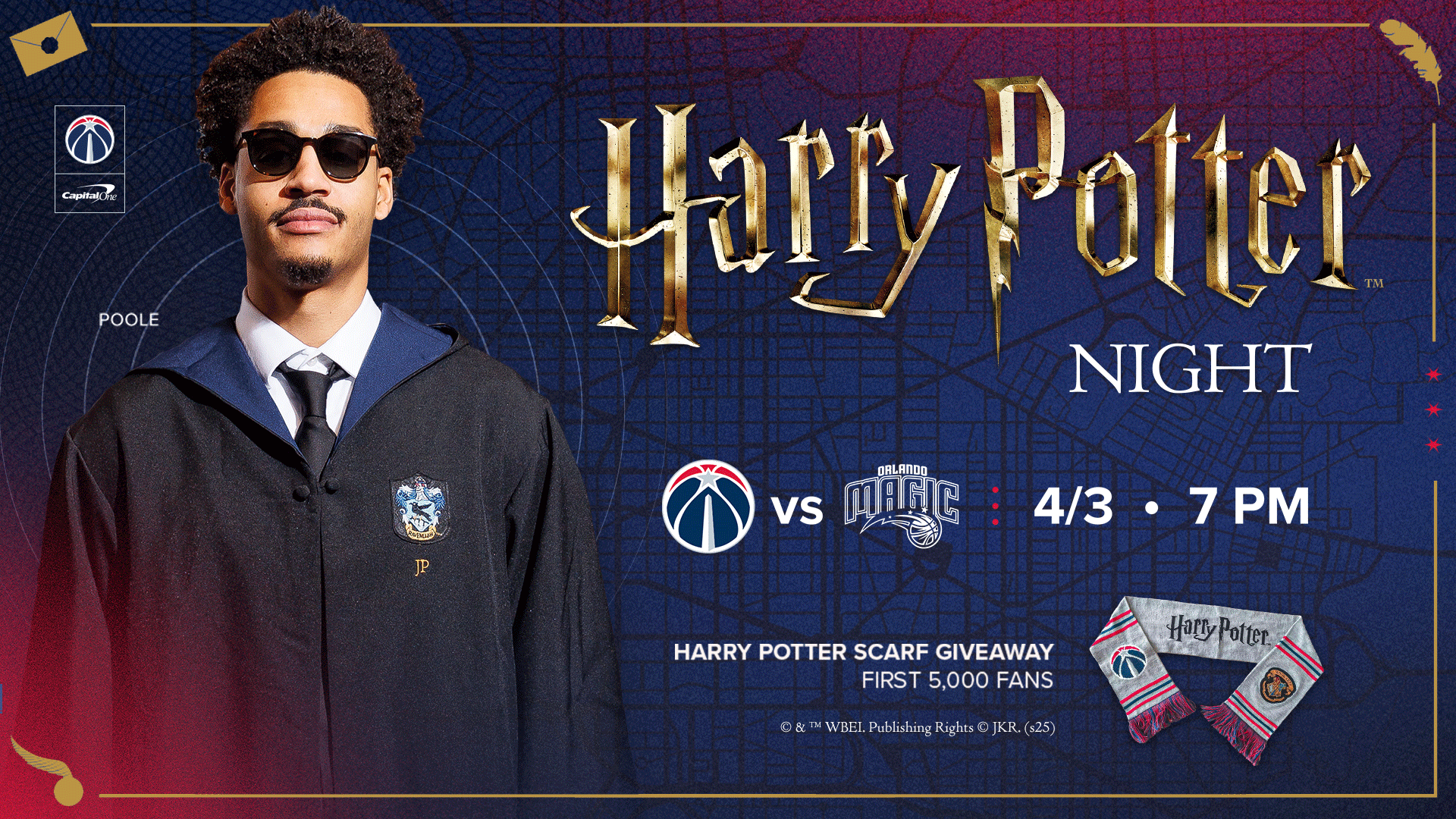 Wizards Host Harry Potter Night On April 3 | Washington Wizards