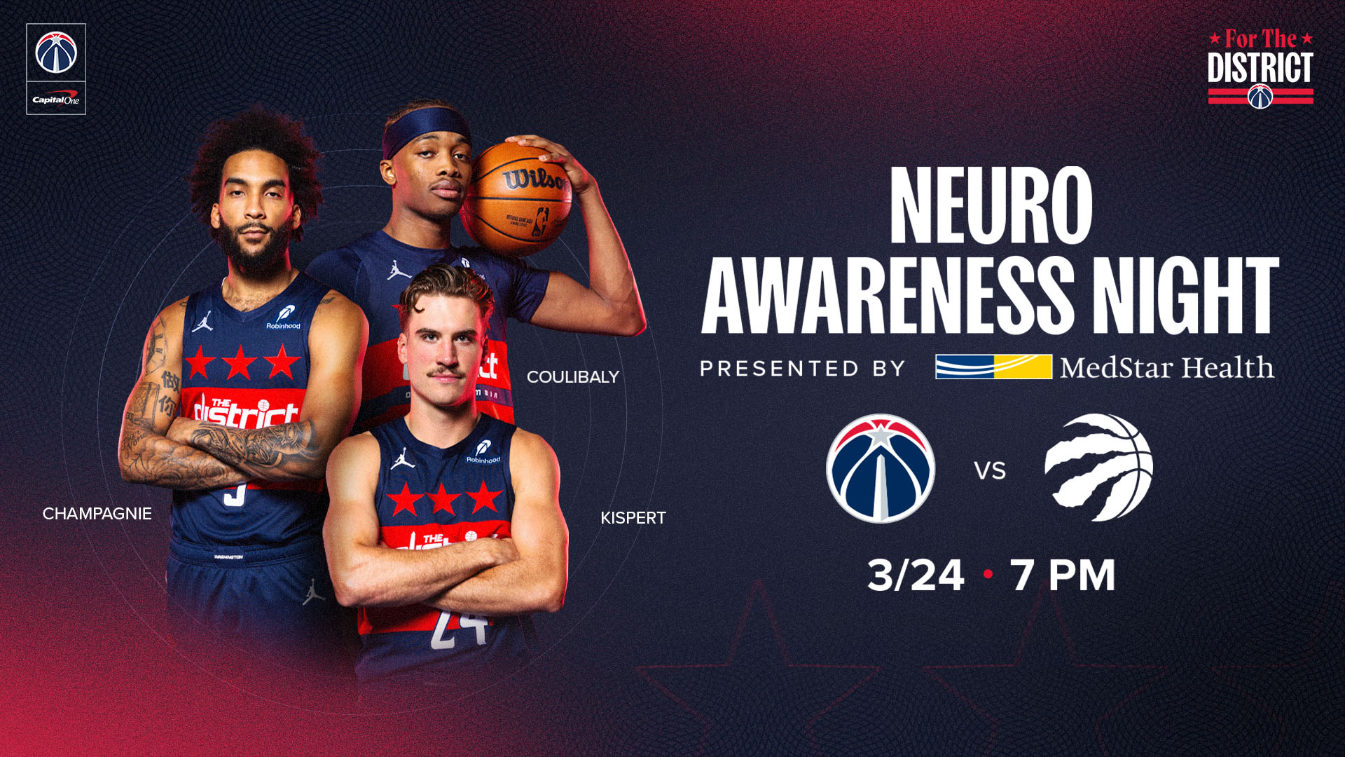 Wizards Host Neuro Awareness Night In Partnership With MedStar Health ...