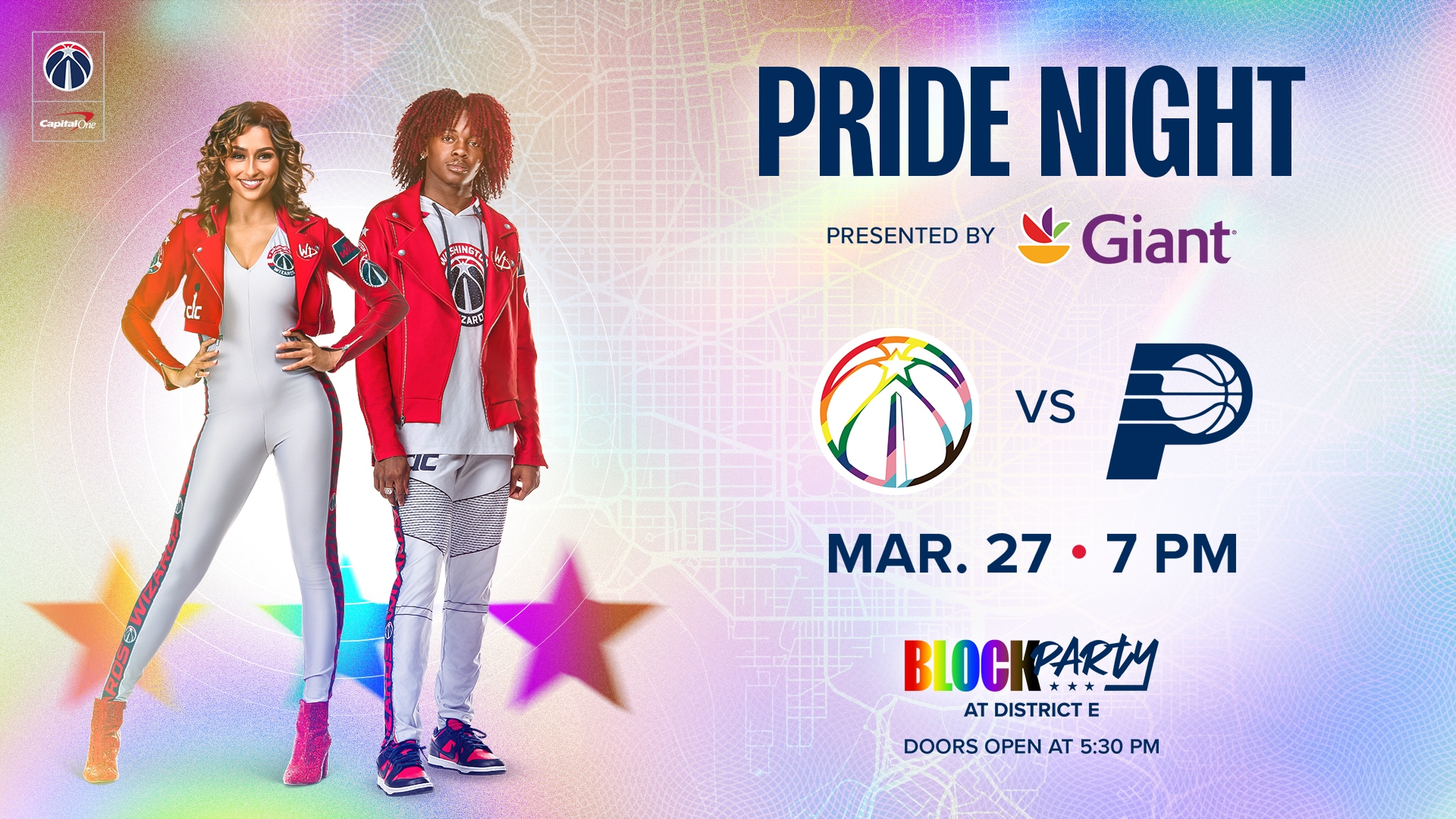 Wizards To Celebrate Pride Night On March 27 | Washington Wizards