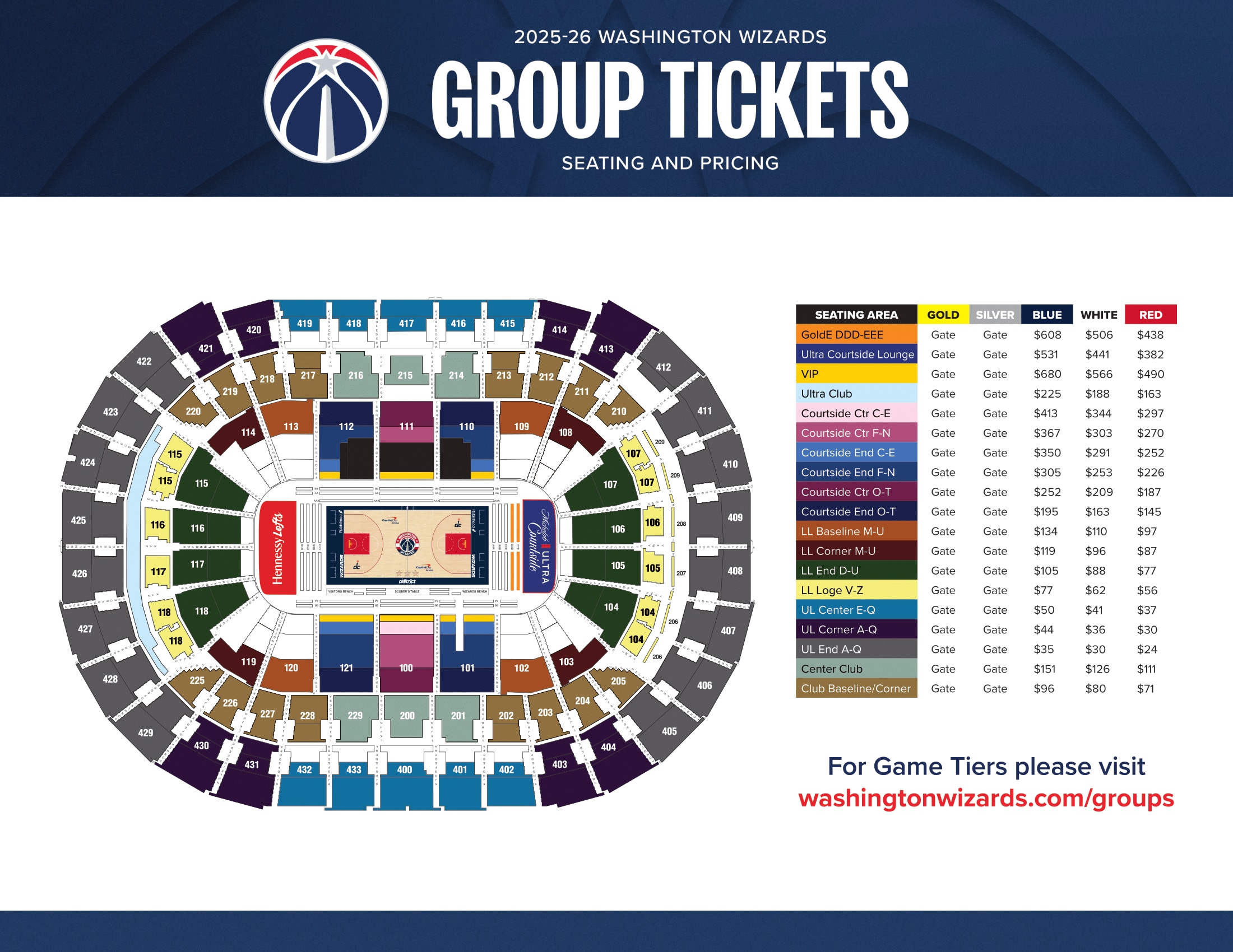 Washington Wizards Groups Tickets