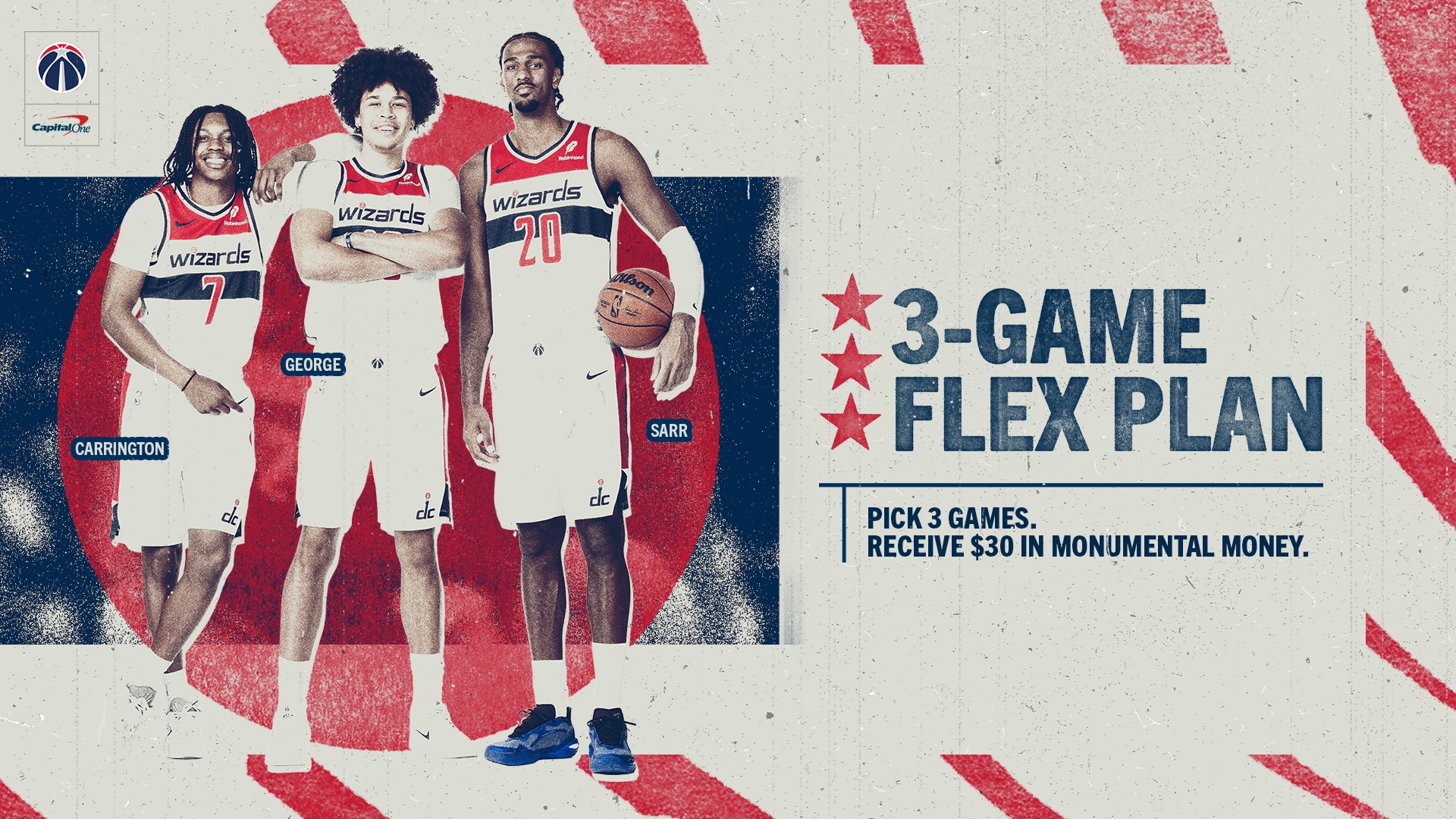 3-Game Flex Plan | Washington Wizards