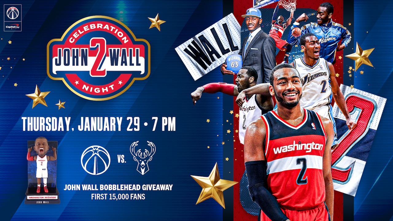 John Wall Celebration to Take Place January 29 | Washington Wizards