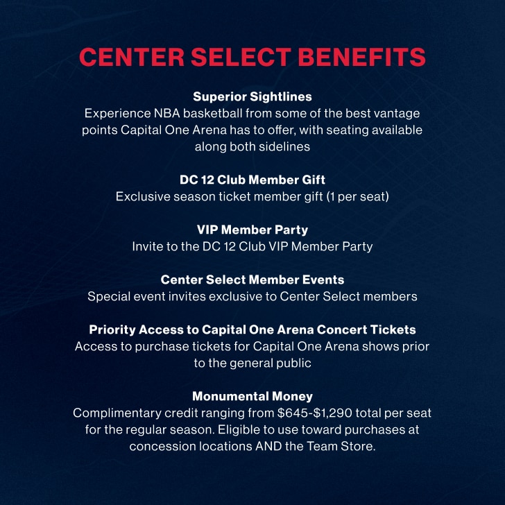 Washington Wizards 2026-27 Season Ticket Memberships