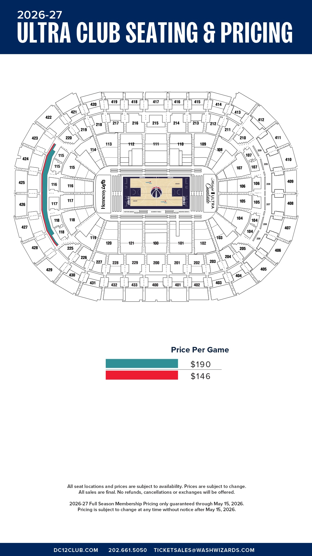 Washington Wizards 2026-27 Season Ticket Memberships