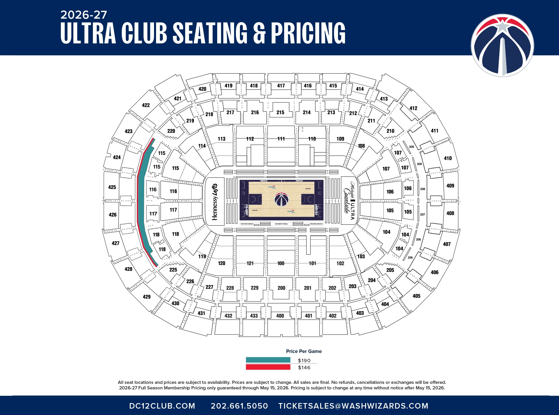 Washington Wizards 2026-27 Season Ticket Memberships