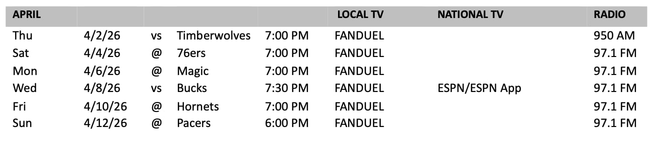 DETROIT PISTONS ANNOUNCE 2025-26 LOCAL TV/RADIO SCHEDULE | Detroit Pistons