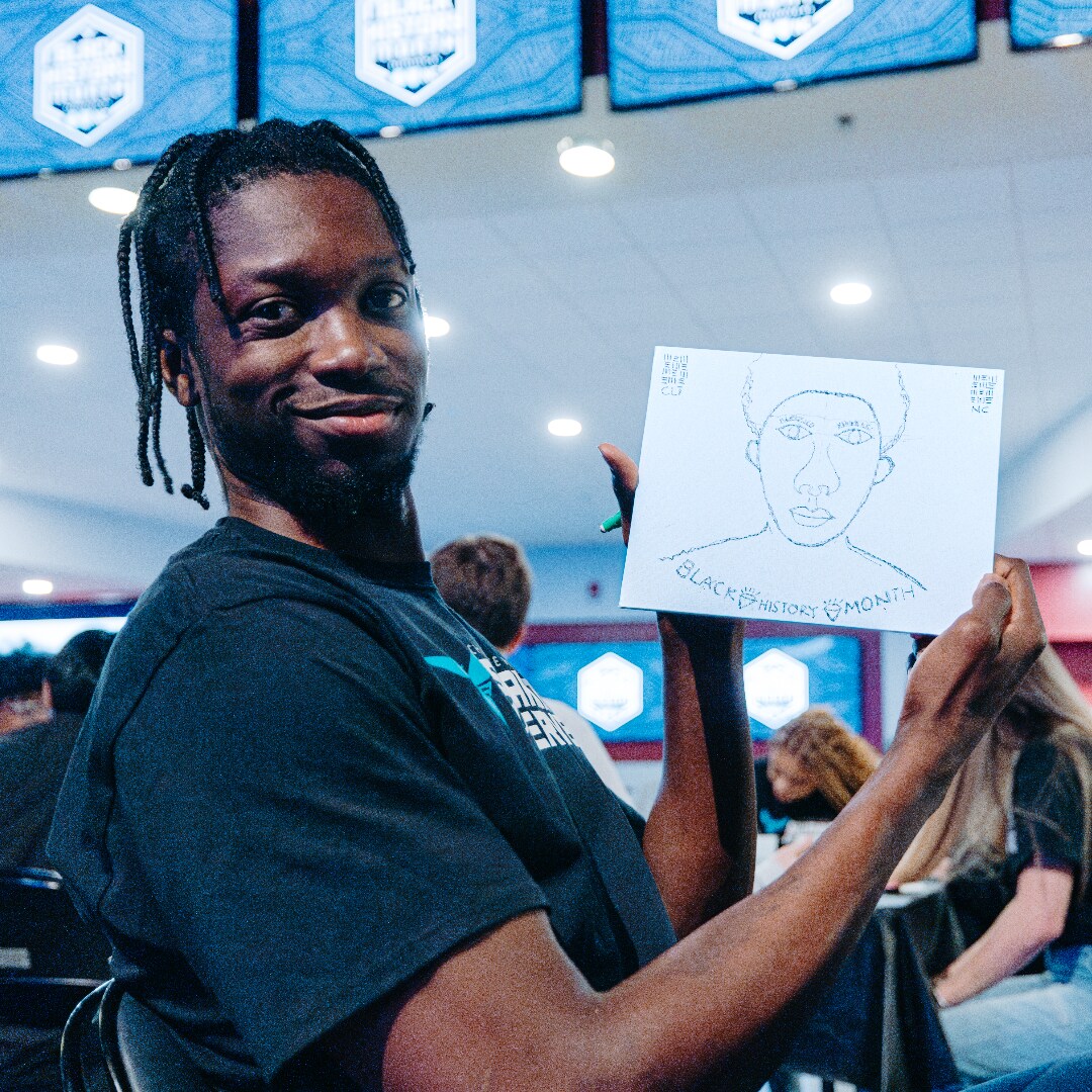 Expressions of Unity: Guided Art Self-Portraits | Charlotte Hornets