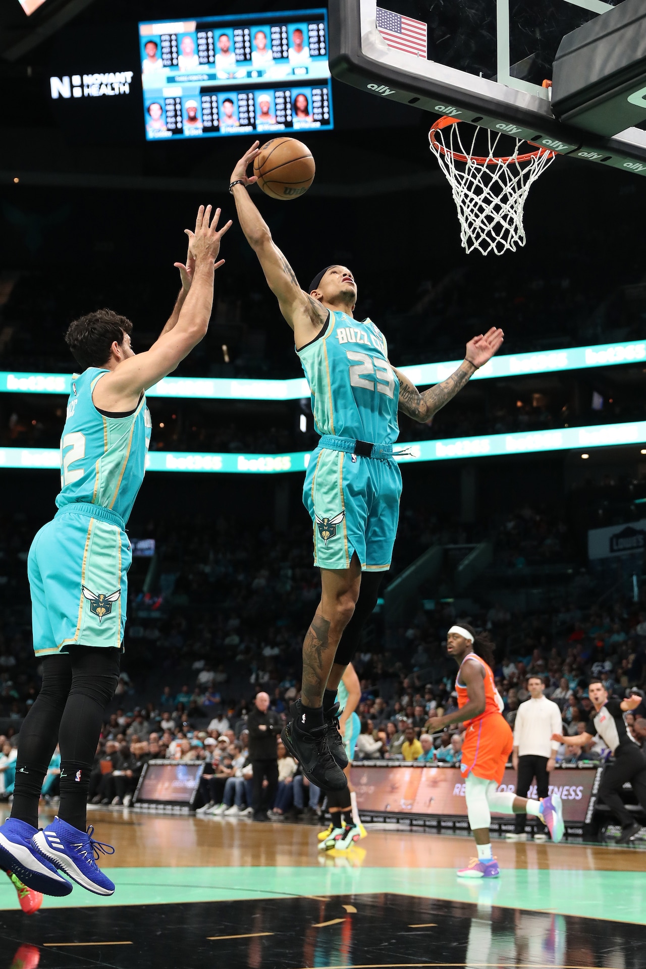 Hornets Make Costly Late Mistakes, OKC Survives At The Buzzer ...