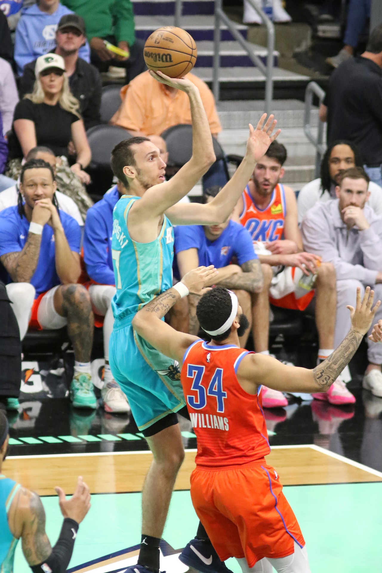 Hornets Make Costly Late Mistakes, OKC Survives At The Buzzer ...