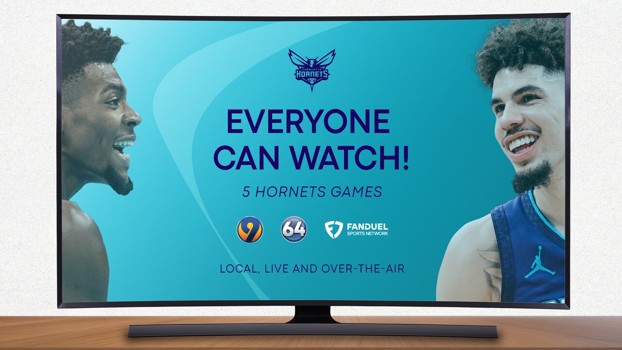 Hornets Over The Air Television Schedule | Charlotte Hornets