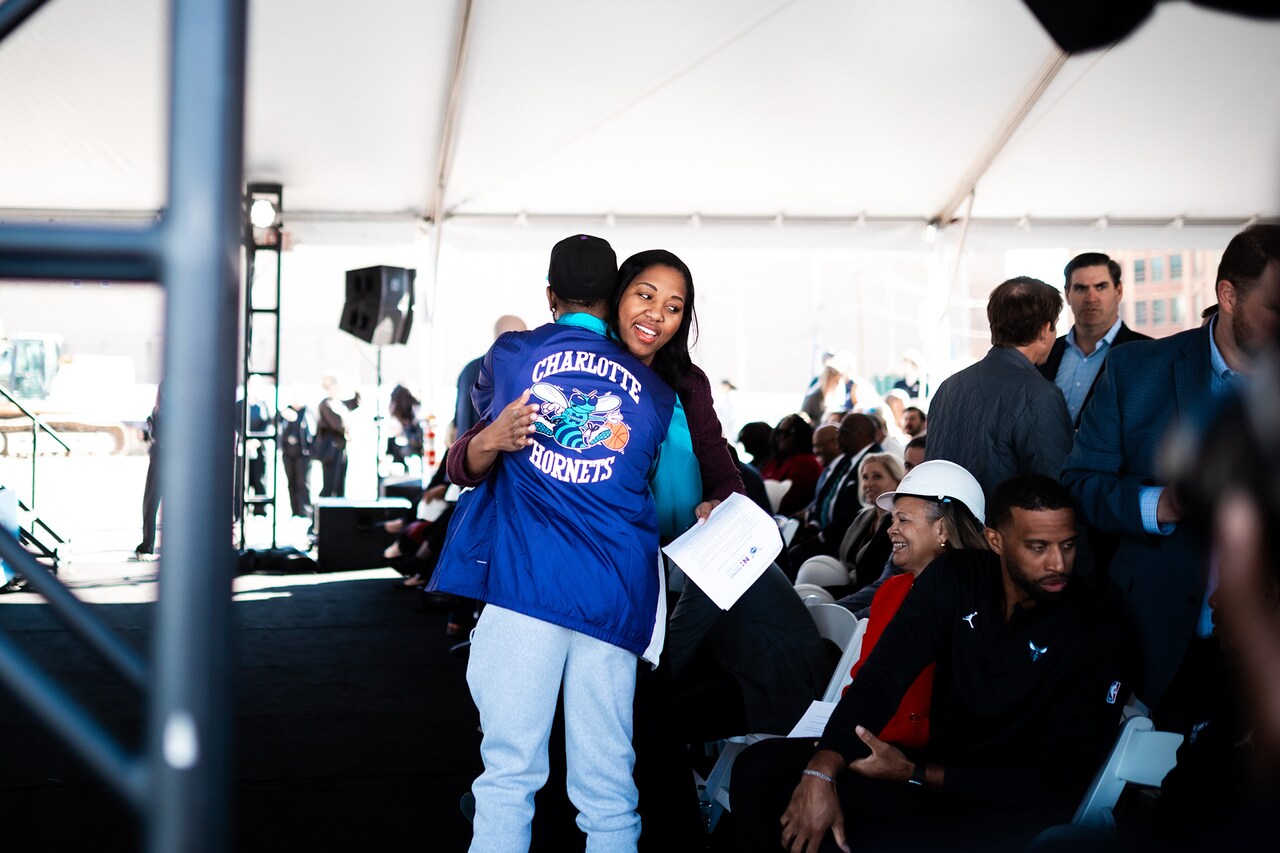 Charlotte Hornets Commemorate Tipoff Of Novant Health Performance ...