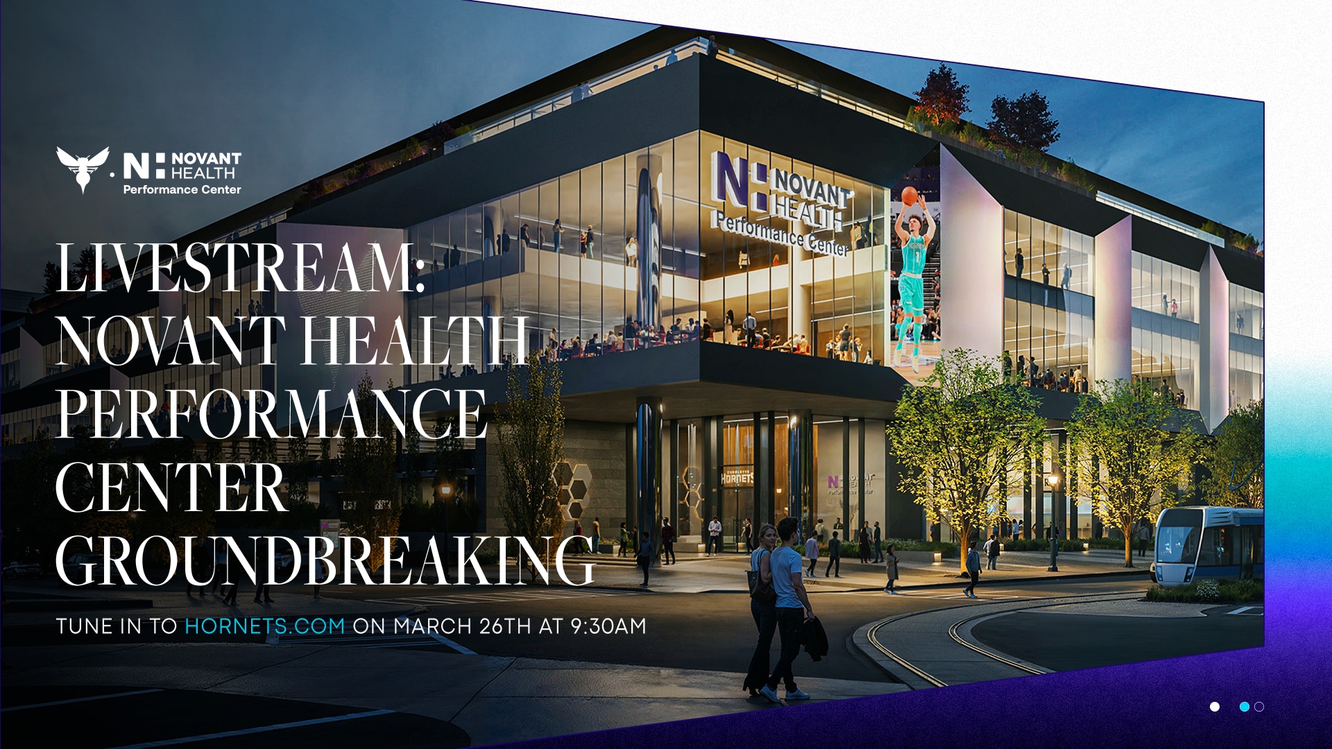 Livestream- Novant Health Performance Center Groundbreaking 03/26 at 9 ...