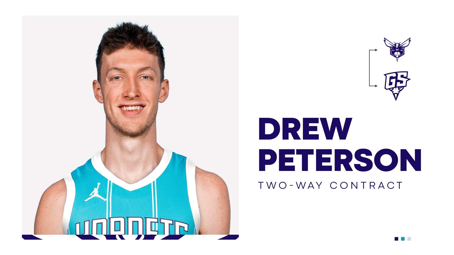 Charlotte Hornets Sign Drew Peterson To Two-Way Contract | Charlotte ...