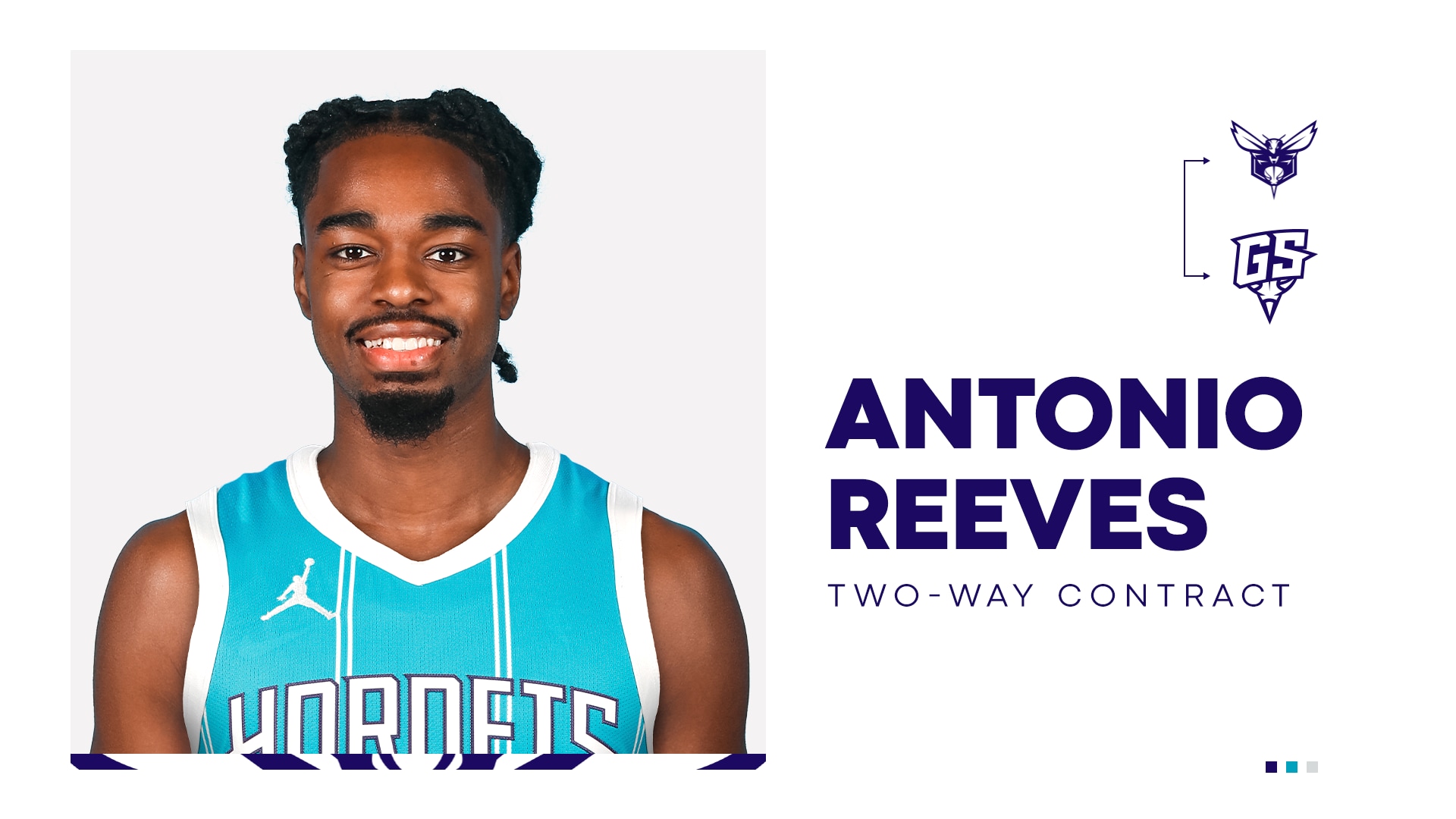 Charlotte Hornets Sign Antonio Reeves To Two-Way Contract | Charlotte ...