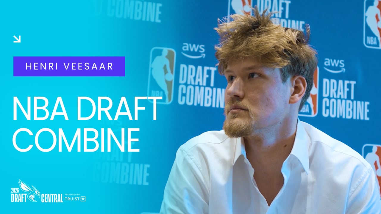 NBA Draft Combine Interviews - Henri Veesaar | Charlotte Hornets