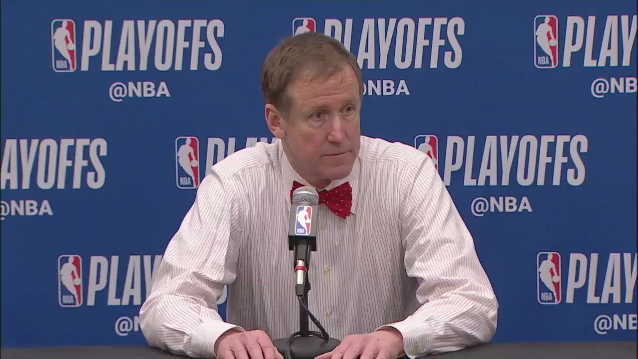 Stotts: "The bow ties are undefeated this year" | Portland Trail Blazers