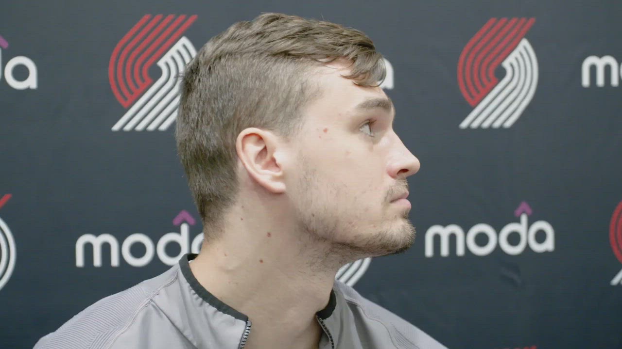 Mario Hezonja: "My goal is to push [Portland] even further this year ...