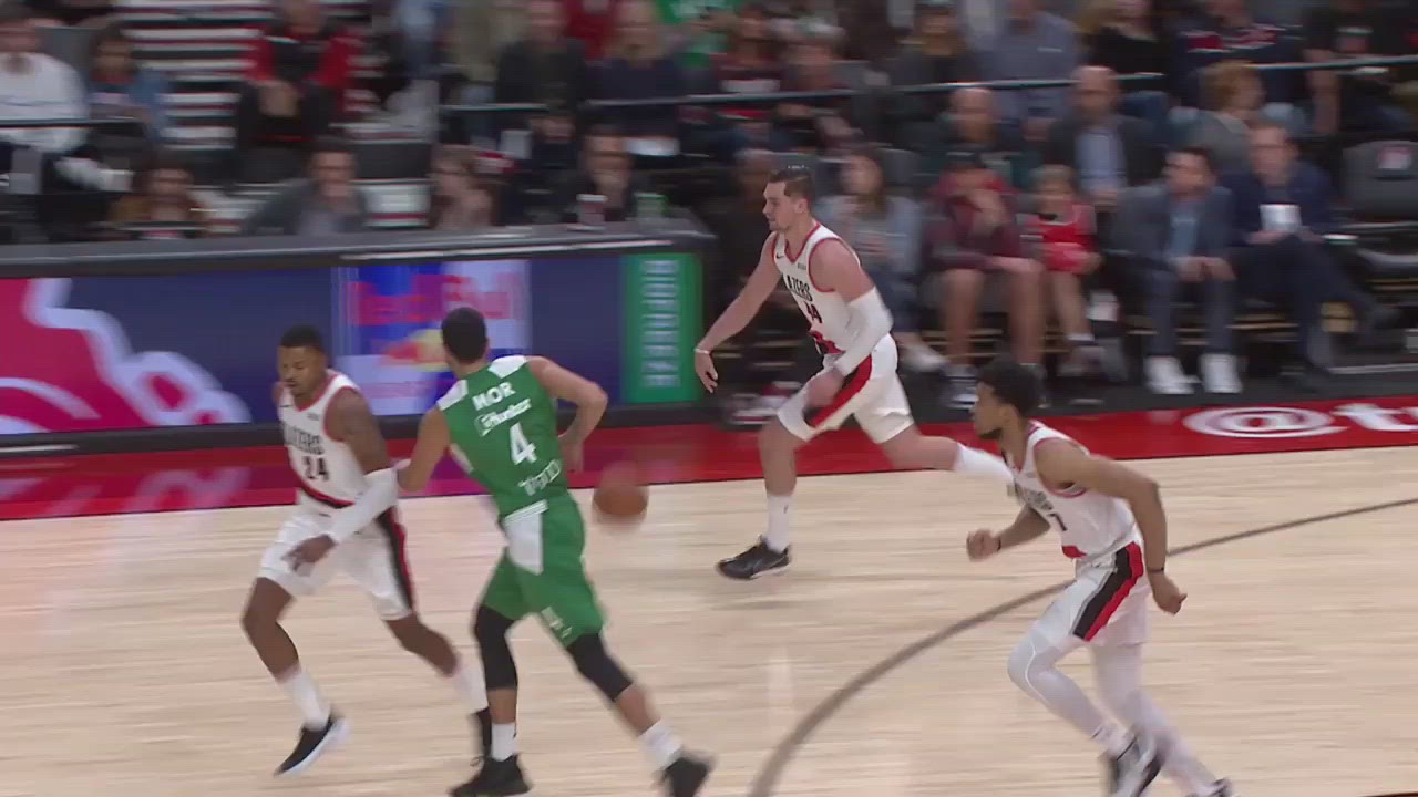 Mario Hezonja takes off for a highlight slam | Portland Trail Blazers