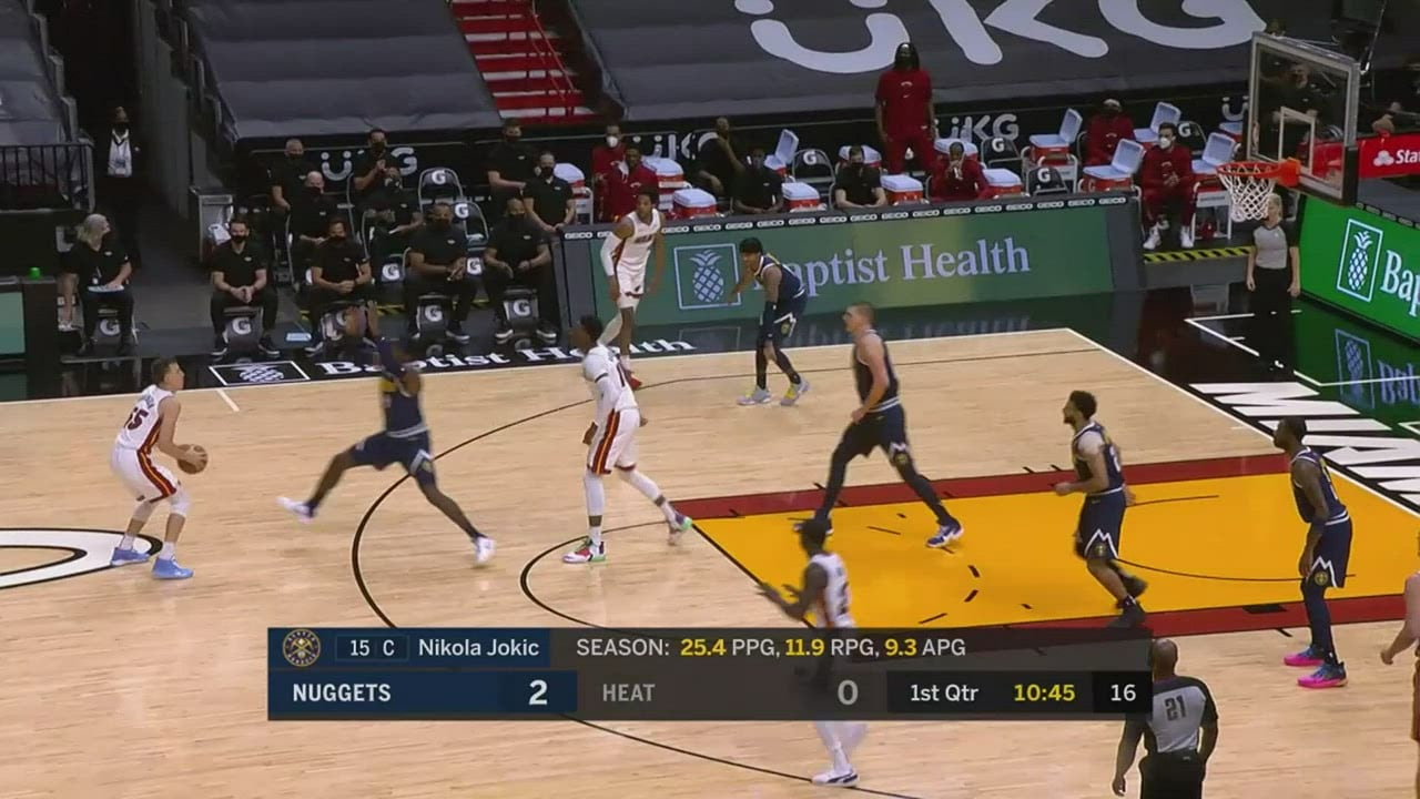 Bam Scores 15 Points | Miami Heat