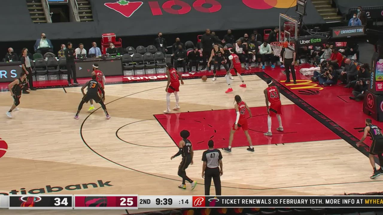Caleb Martin Gets Inside And Finishes | Miami Heat