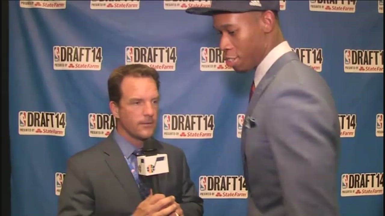 Rodney Hood Livestream from NBA Draft | Utah Jazz