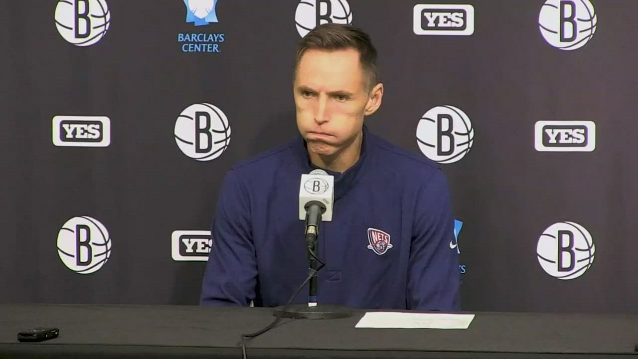 Coach Nash: Postgame vs. Hawks | Brooklyn Nets