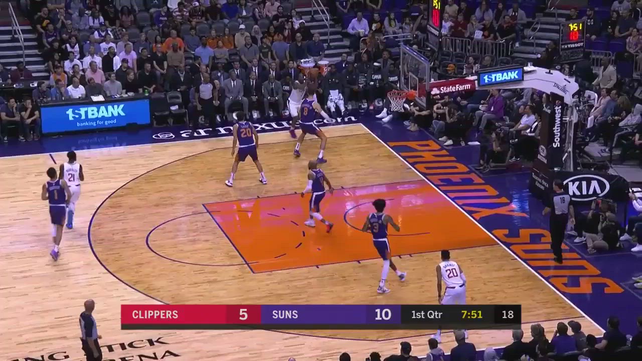 Oubre Jr. Steal and Score | Phoenix Suns