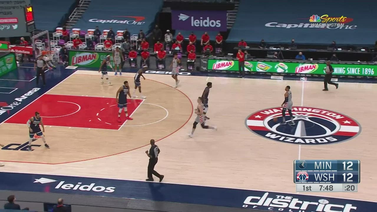 Highlights: Garrison Mathews vs. Timberwolves - 2/27/21 | Washington ...