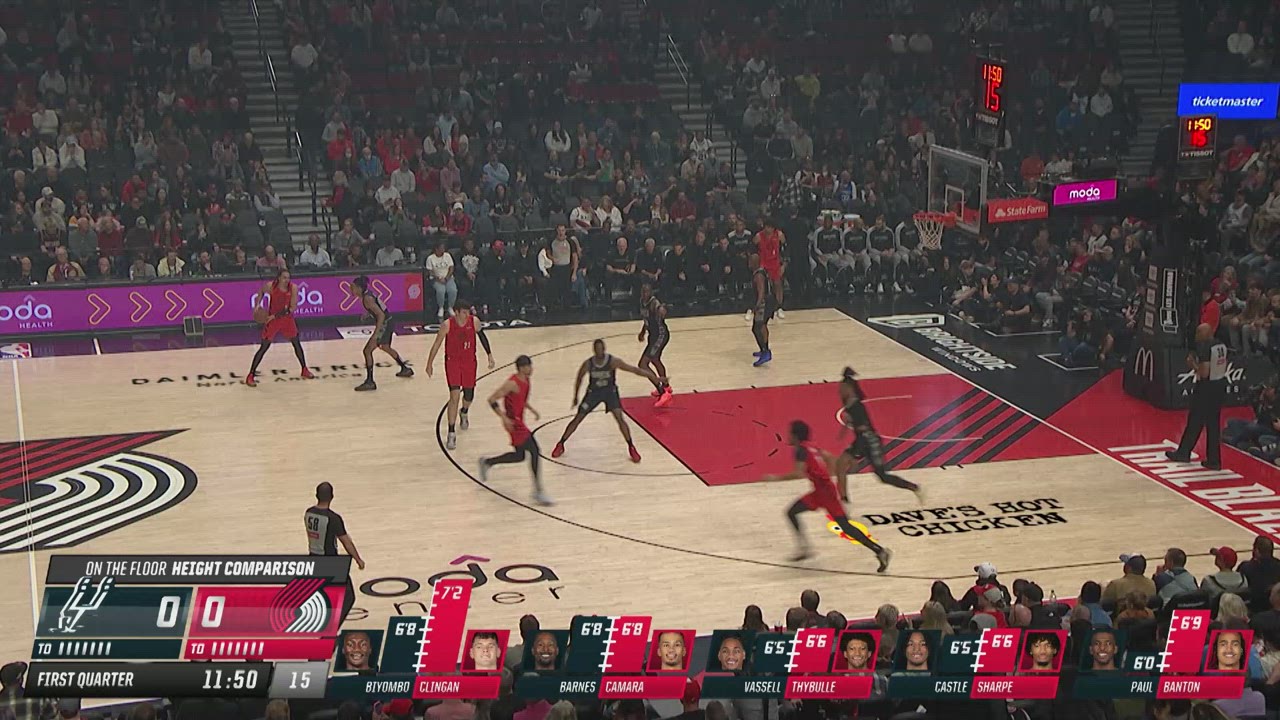 Portland Trail Blazers 120, San Antonio Spurs 109 | Game Highlights ...