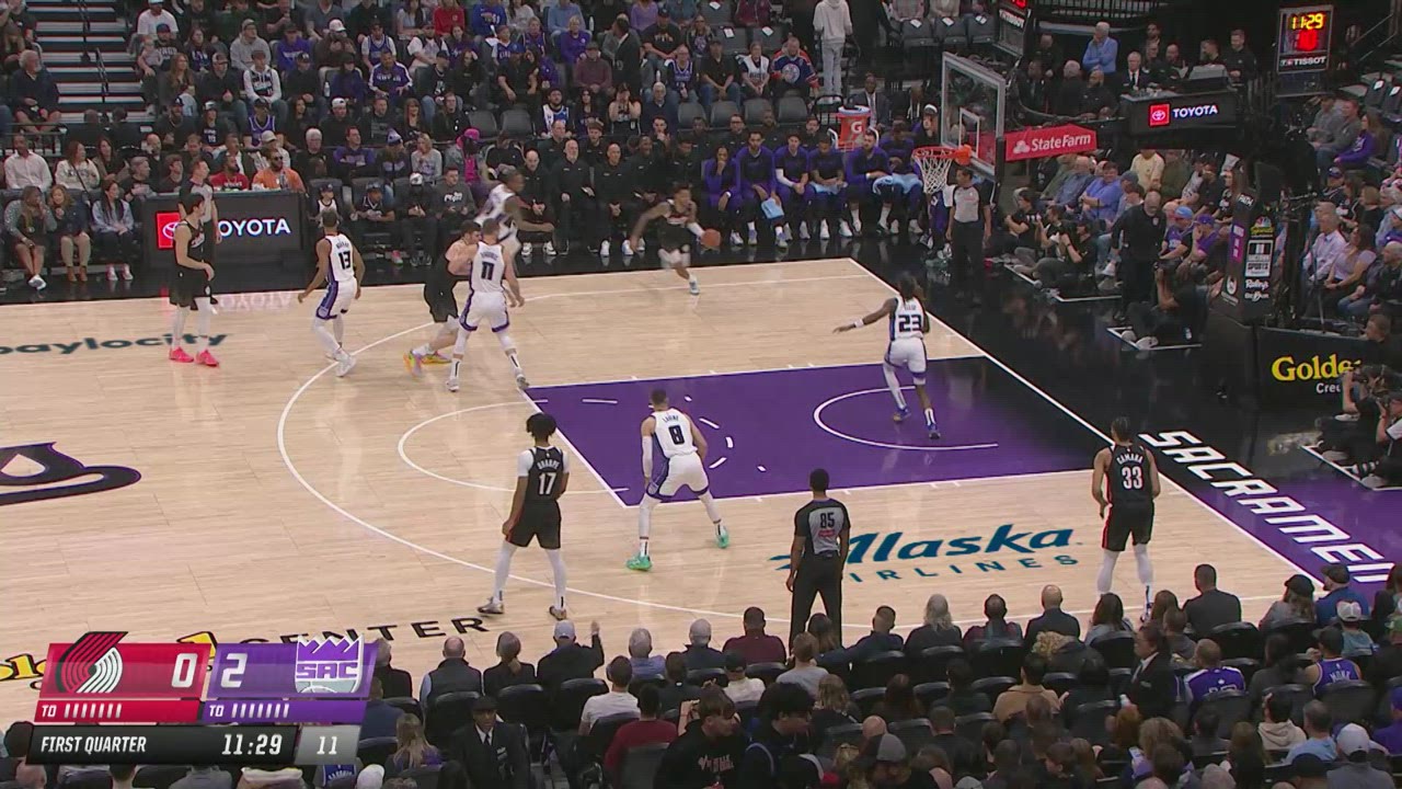 Portland Trail Blazers 107, Sacramento Kings 128 | Game Highlights ...
