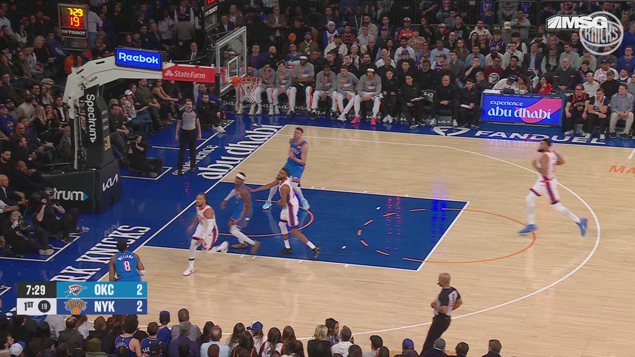 New York Knicks Highlights vs Oklahoma City Thunder | New York Knicks