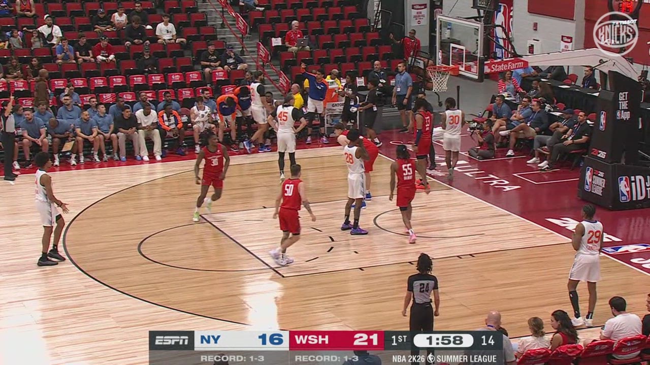Highlights: Dink Pate (20 PTS) | Knicks vs. Wizards - July 19, 2025 ...