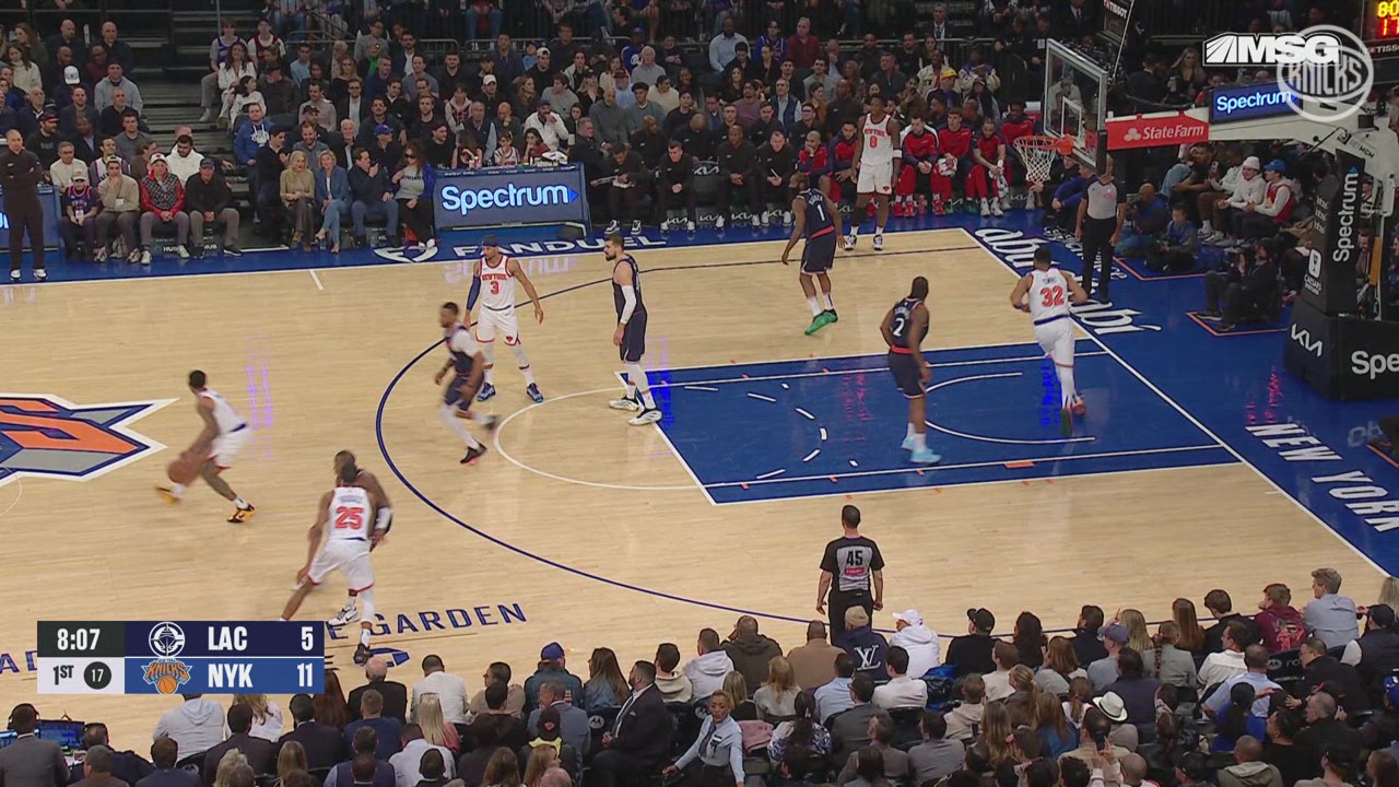 Highlights: Bridges (17 PTS) | Knicks vs. Clippers