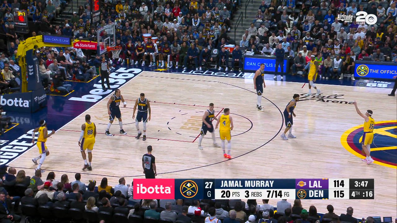 Huge block from Jamal Murray! | Denver Nuggets