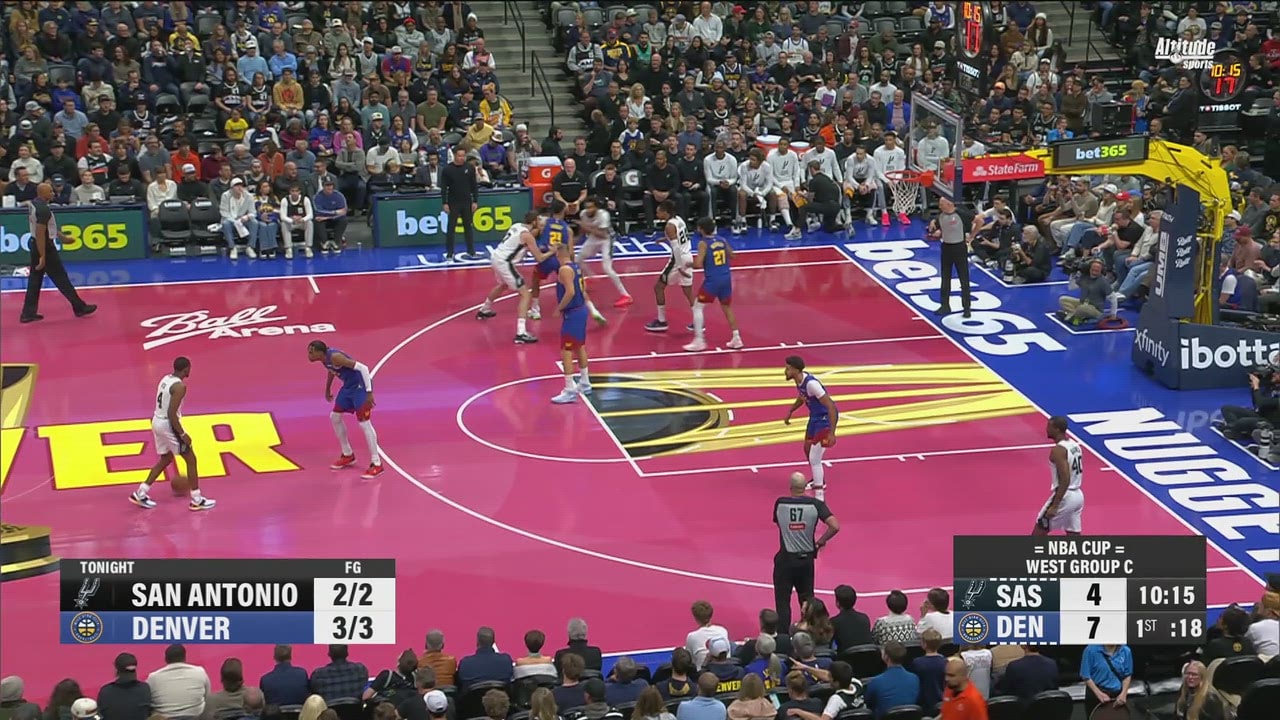 Julian Champagnie, Highlights vs Denver Nuggets | 11/28/25 | San ...
